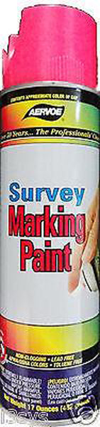 Aervoe Survey Grade Fluorescent Pink Inverted Marking Paint – Laserbuy